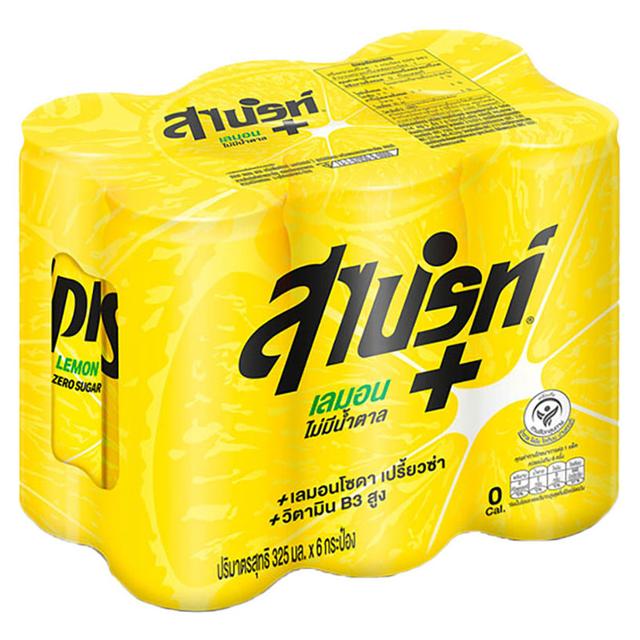 SPRITE Lemon Plus Zero Sugar Soft Drink 325 ml x 6 | Makro PRO