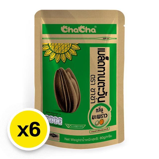 CHACHA Sunflower Seeds Coconut 72/80 g x 6 | Makro PRO