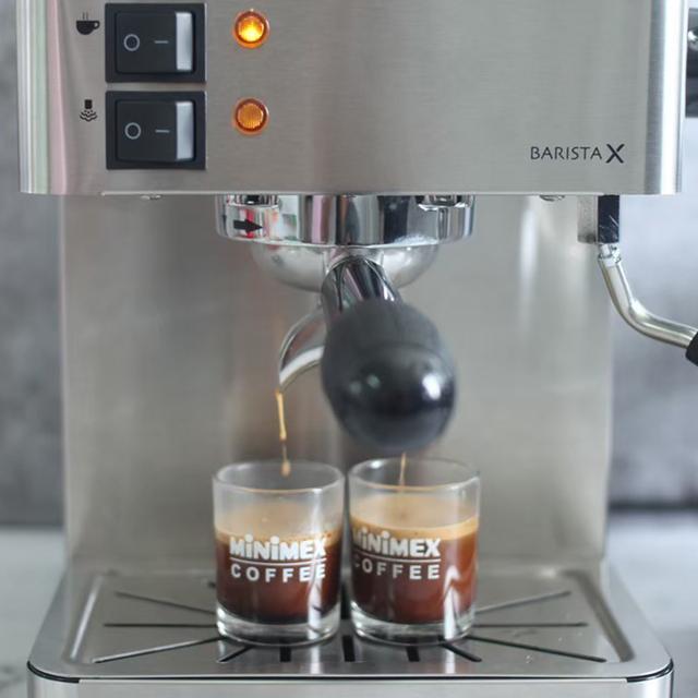 Silver Espresso Machine Model BARISTA X | Makro PRO