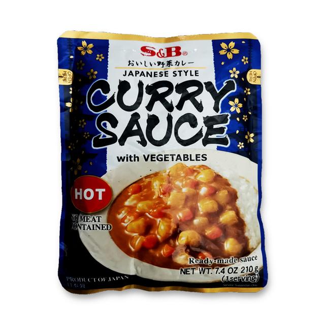 S&B Hot Curry Sauce 210 g | Makro PRO