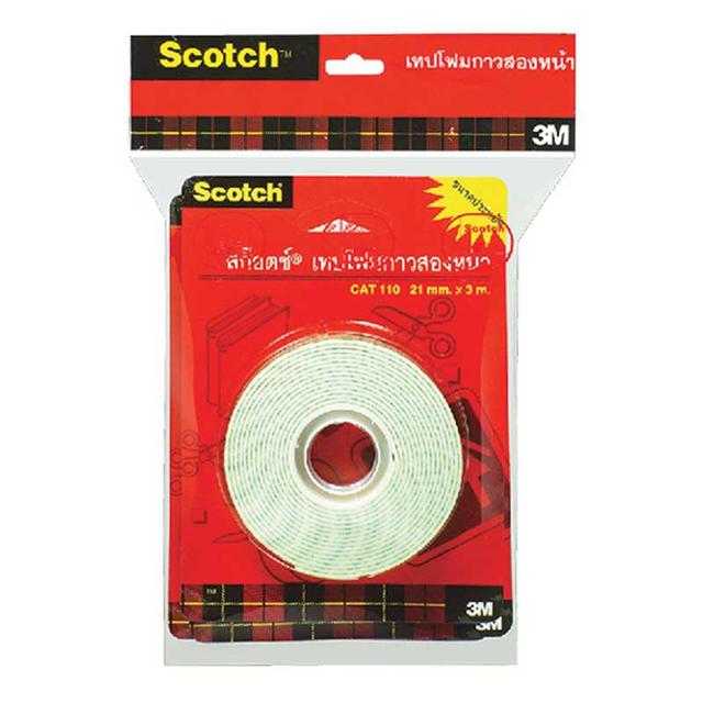 3M SCOTCH Double-Sided Foam Tape Model 110 21mmx3m | Makro PRO