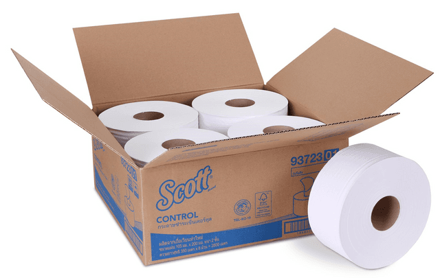 SCOTT Center-Pull Jumbo Roll Tissue 2 Ply Centrefeed JRT (Roll Width 10 ...