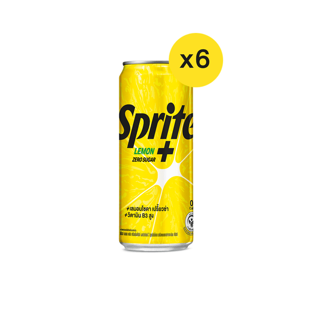 SPRITE ZERO Lemon Plus Zero Sugar 325 ml x 6 | Makro PRO
