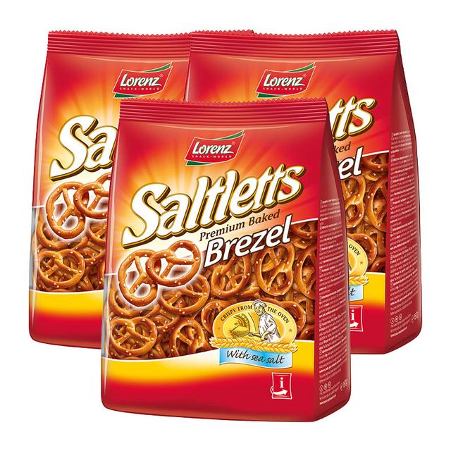 LORENZ Salettes Mini Brezel 150 g x 3 | Makro PRO