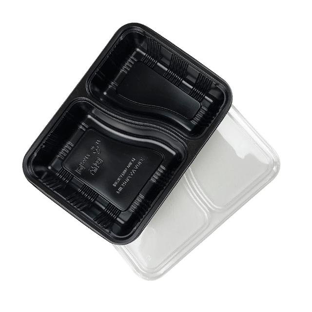 Linggongkaew - Black Plastic Box with clear lid , Plastic delivery ...