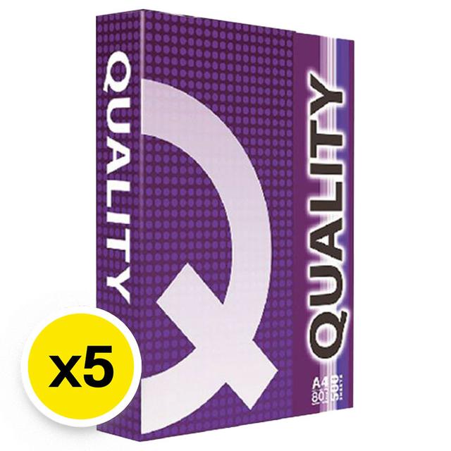 QUALITY Copy Paper A4 80 gsm 500 sheets x 5 | Makro PRO