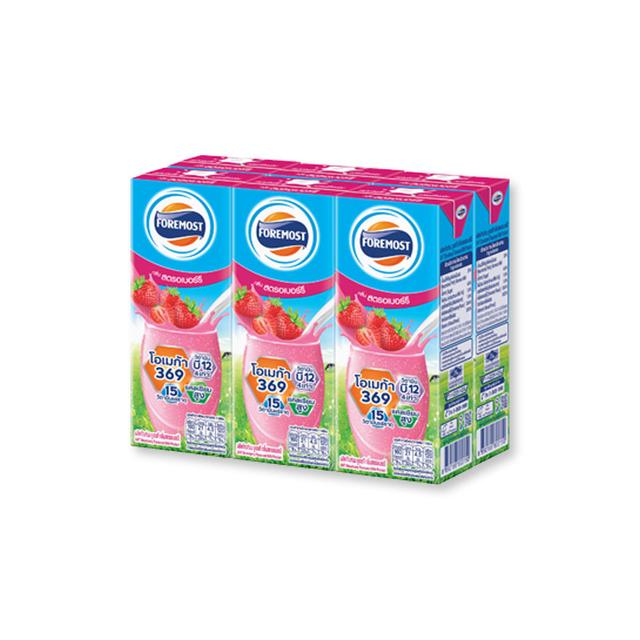FOREMOST UHT Milk Strawberry 225 ml x 36 | Makro PRO