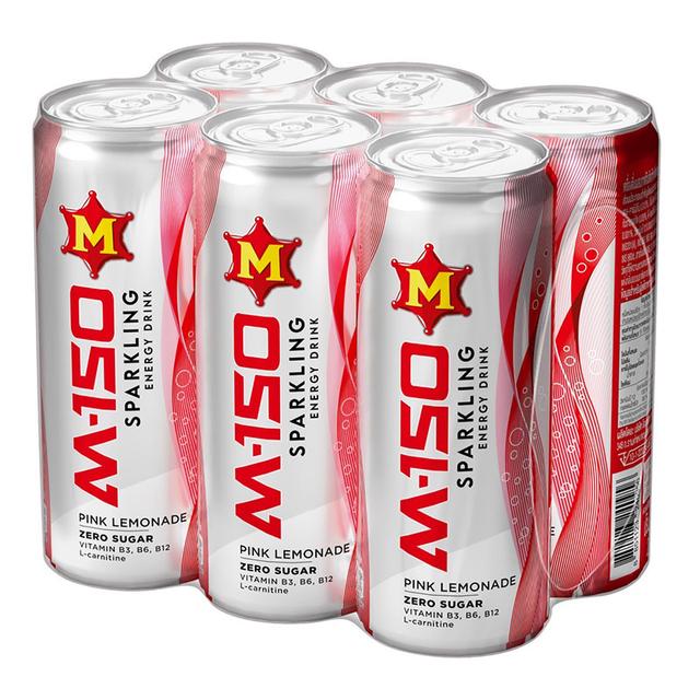 M-150 Sparkling Pink Lemonade Energy Drink 245 ml x 6 | Makro PRO