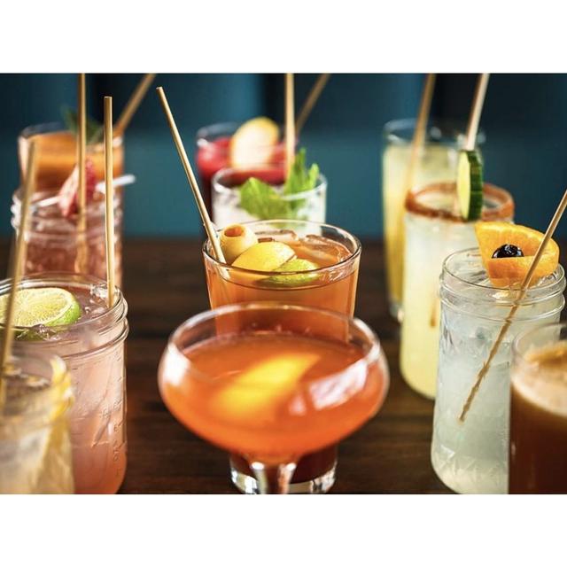 Ecosip หลอดลำข้าวสาลี หลอดจากธรรมชาติ Natural wheat straw ขนาด 20 ซม. ...