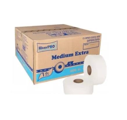 River Pro Tissue Paper Medium Roll 600 meters long x 12 rolls (carton ...