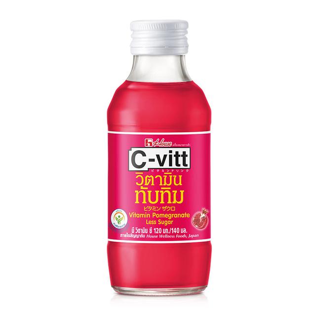 C-VITT Vitamin C Drink Pomegranate Flavor 140 ml 30 bottles | Makro PRO