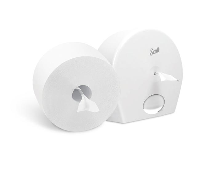 SCOTT Center-Pull Jumbo Roll Tissue 2 Ply Centrefeed JRT (Roll Width 10 ...