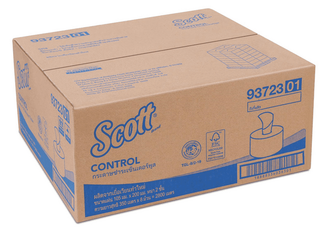 SCOTT Center-Pull Jumbo Roll Tissue 2 Ply Centrefeed JRT (Roll Width 10 ...