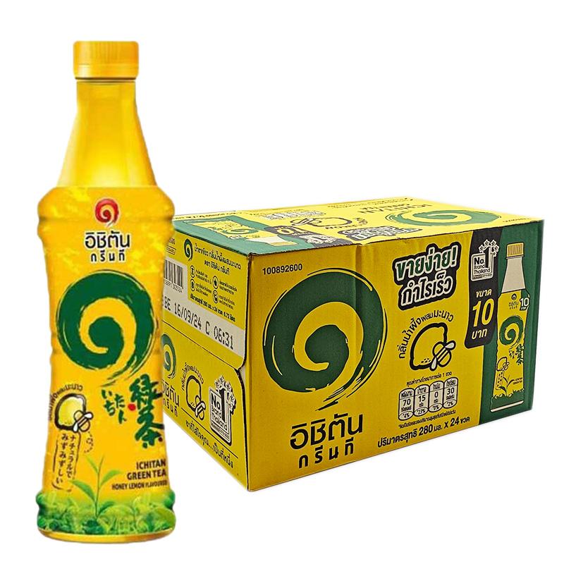 ICHITAN Green Tea Honey Lemon 280 ml x 24 | Makro PRO