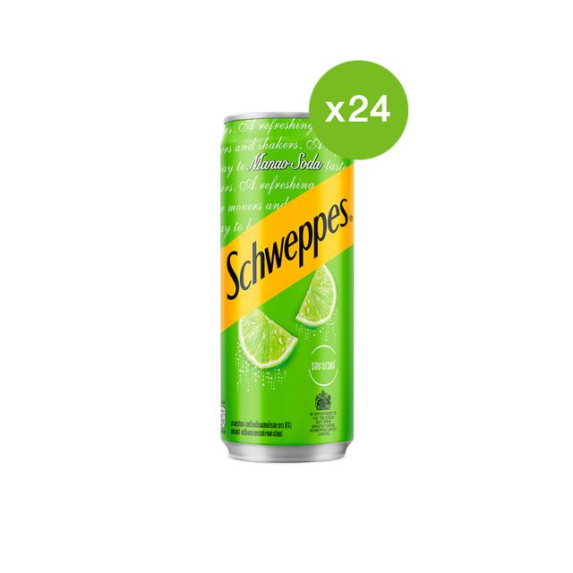 SCHWEPPES Soft Drink Lime Soda 330 ml x 24 | Makro PRO