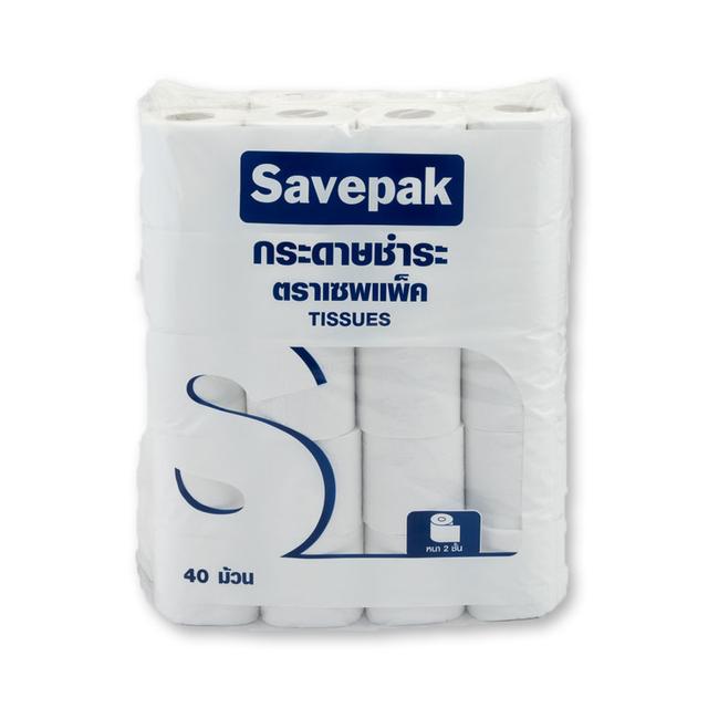 SAVEPAK Toilet Tissues 2 Ply 40 rolls | Makro PRO