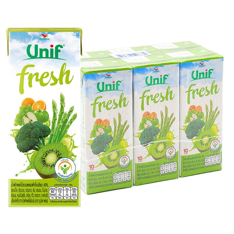 UNIF 40% Mixed Vegetable and Fruit Juice with Green Vegetable 180 ml x ...