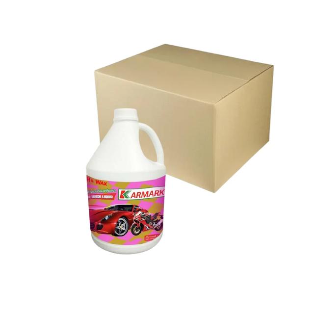 คาร์มาร์ค ผลิตภัณฑ์ล้างรถ car wash liquid 3600มล x4 แกลอน (ยกลัง ...