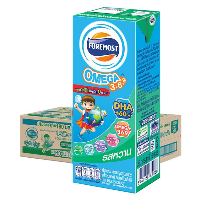 FOREMOST Omega UHT Sweet 180 ml x 36 | Makro PRO