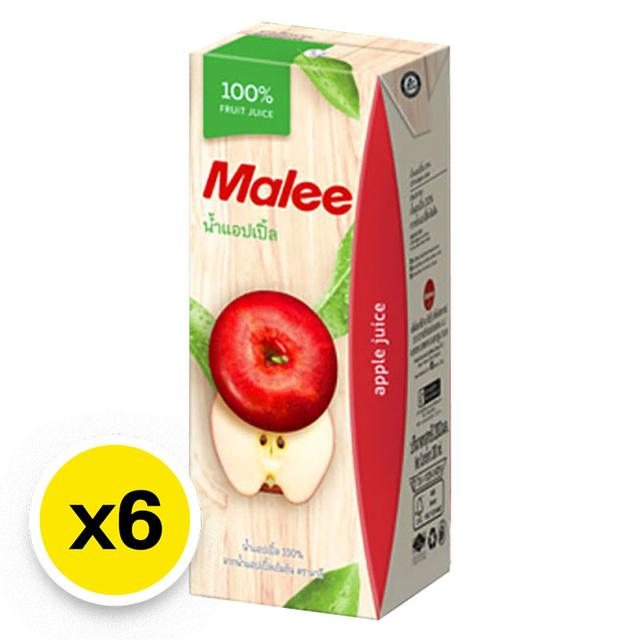MALEE Apple Juice 100% 200 ml x 6 | Makro PRO