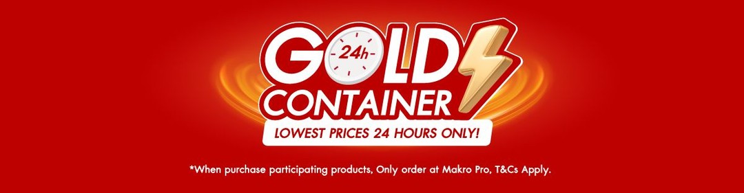 Gold Container | Makro PRO
